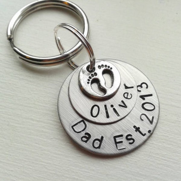 Airplane Hand Stamped Keychain With Name and Airplane Charm ...