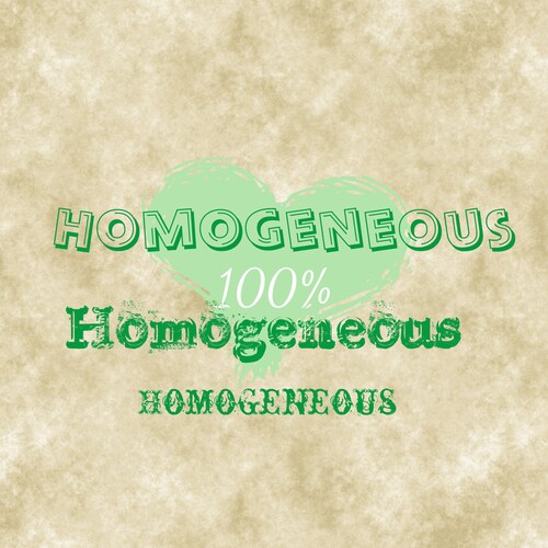 Homogeneous - Etsy