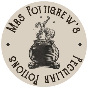 Peruvian Darkness Magic Potion Apothecary Herbology Glass Bottle Prop ...