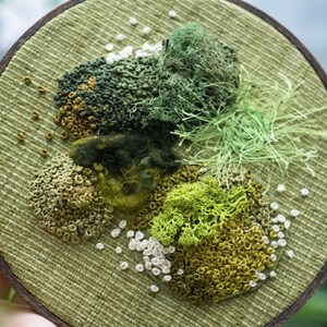 How to Make a Moss Embroidery Tutorial Video - Etsy