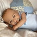 READY Rooted Eyebrows and Lashes Beautiful Baby Boy Asleep Hand-painted ...