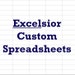 Weekly Schedule on Excel Template Automatic Easy Entry - Etsy Canada