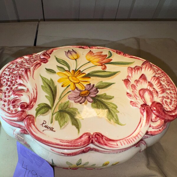 BRANDON THOMAS XL Ruffled Sweater Rhinestone Button Down Sweater Women ...