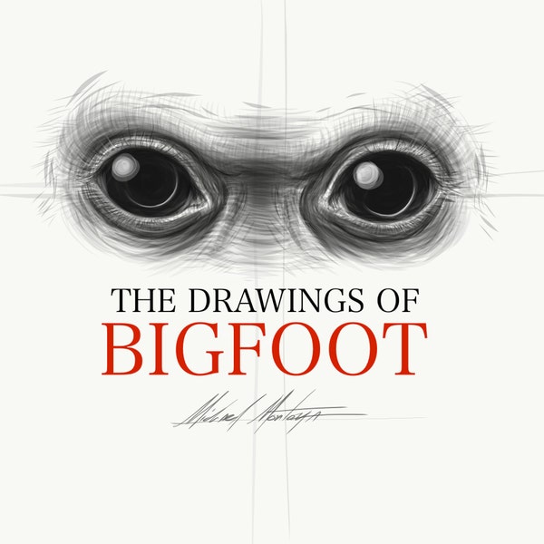 Bigfoot Sketch old Pretty Eyes 11x14 Inches - Etsy