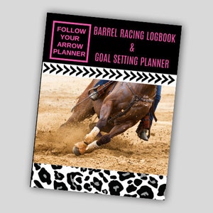 Barrel Racing Logbook Goal Setting Planner Rodeo Journal Horse Lover ...