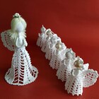 Crochet Angel Pattern PDF Christmas Angel Flat Angel Baptism | Etsy