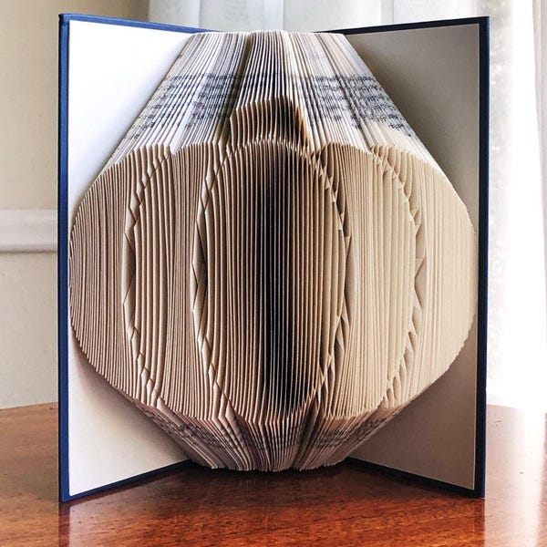 READ Book Folding Pattern 195 Folds 390 Numbered Pages. PDF Digital ...