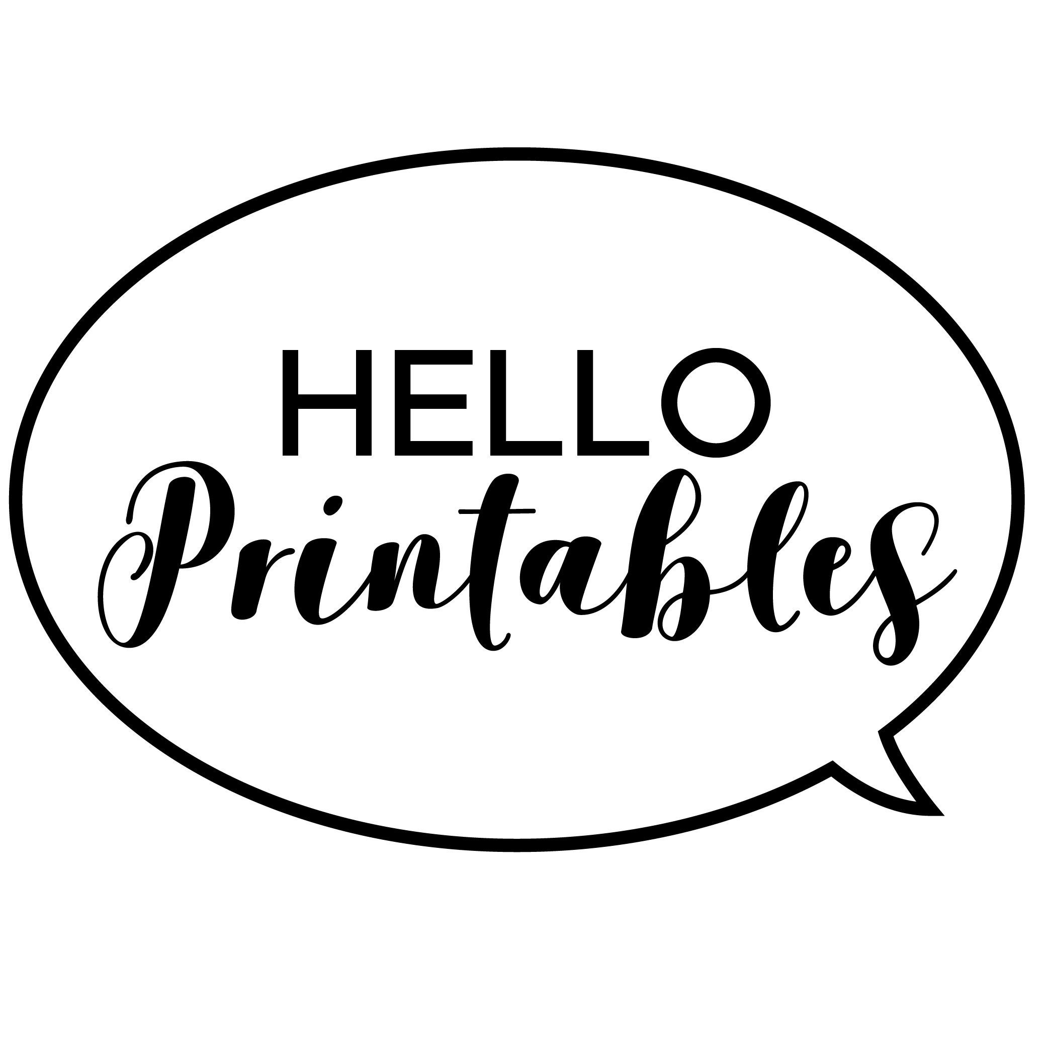 HelloPrintablesShop - Etsy