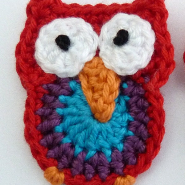 1 Applique Letters, Crochet Applique, 1 Alphabet Letter, Cardmaking ...