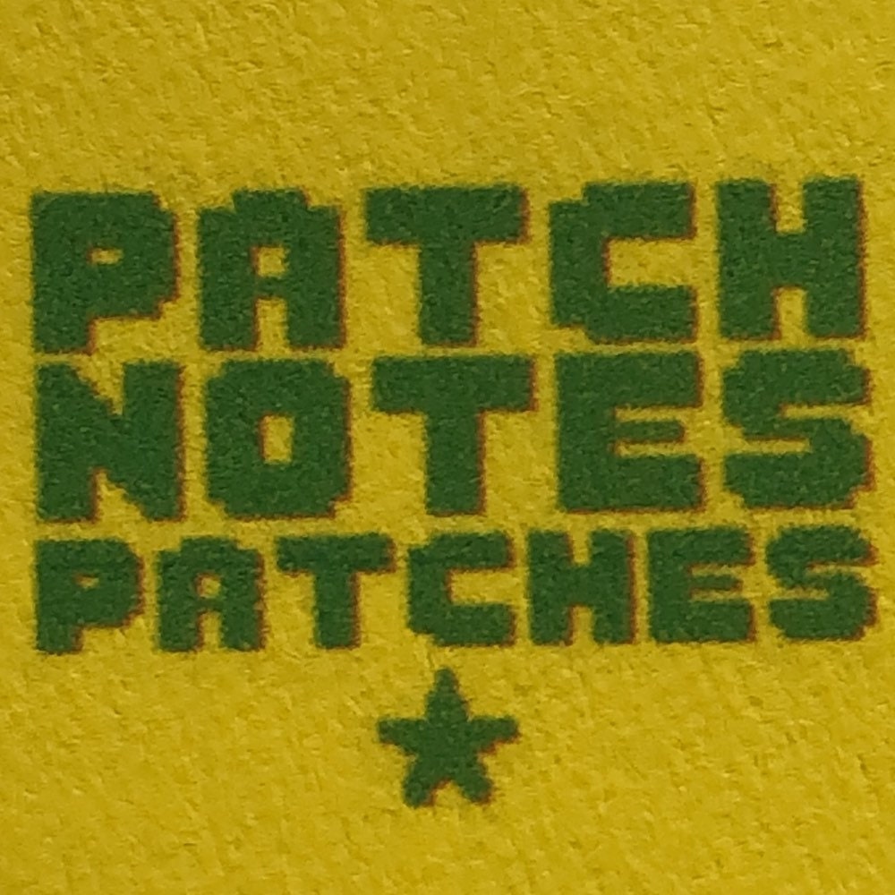 PatchNotesPatches - Etsy