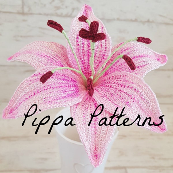 Crochet Polka Dot Begonia Plant Pattern Photo Tutorial Crochet Plant ...