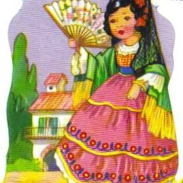 Vintage Irish Paper Dolls Digital Download - Etsy
