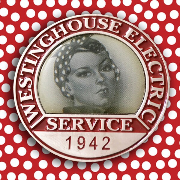 Rosie the Riveter Collar Pin Great for Adult or Child Authentic WW2 ...