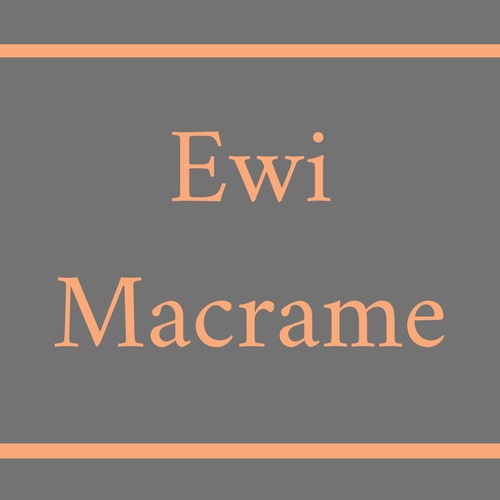 EwiMacrame - Etsy