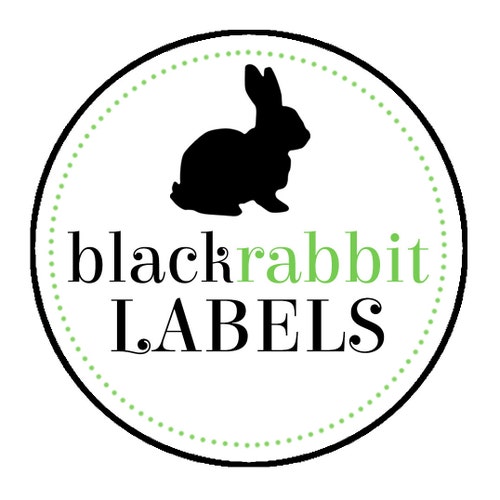 BlackRabbitLabels - Etsy