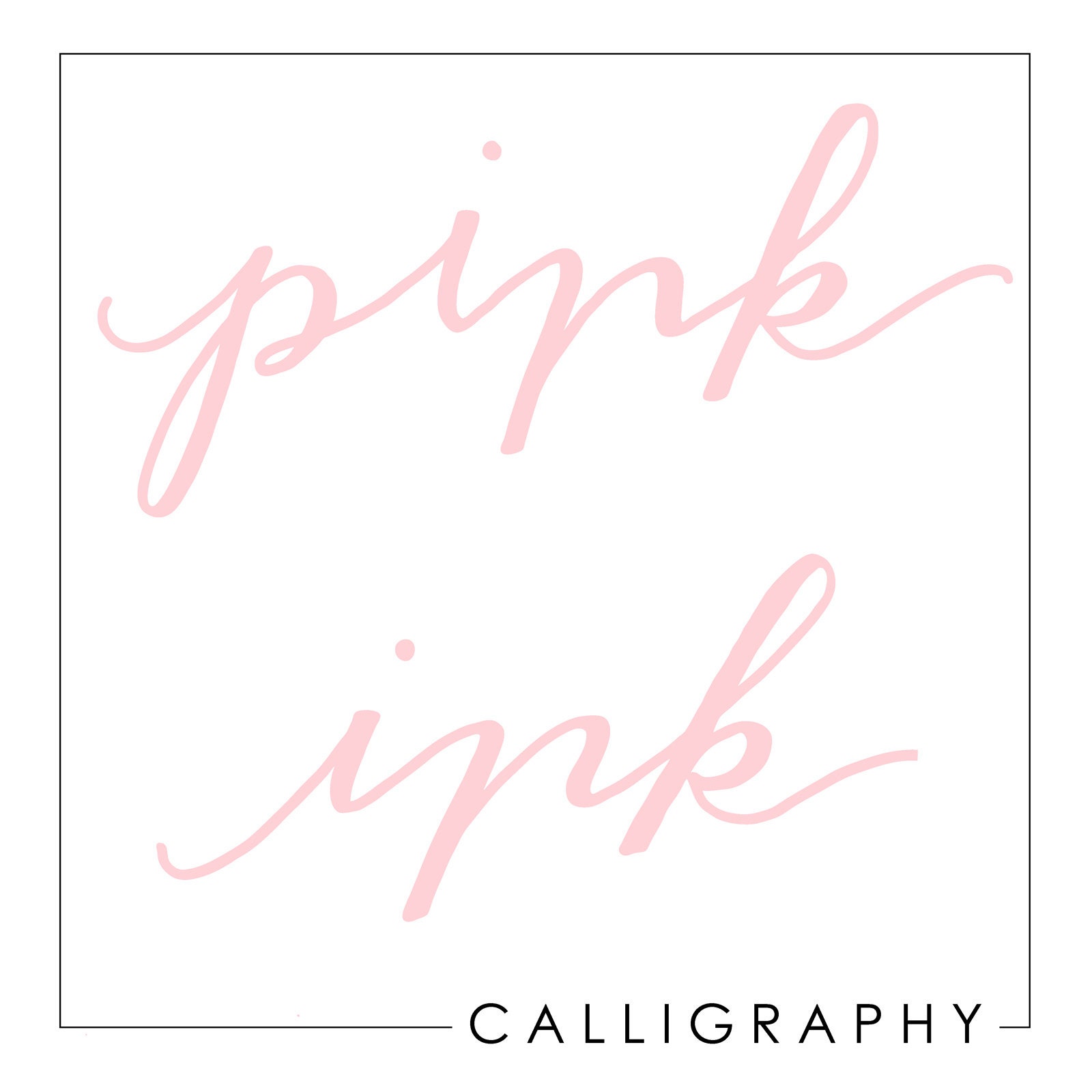 PinkInkCalligraphy - Etsy