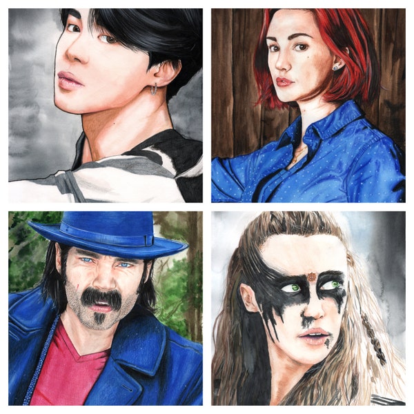 Baldur's Gate 3 Halsin Portrait Handmade Drawing Wall Art Decor /2 ...