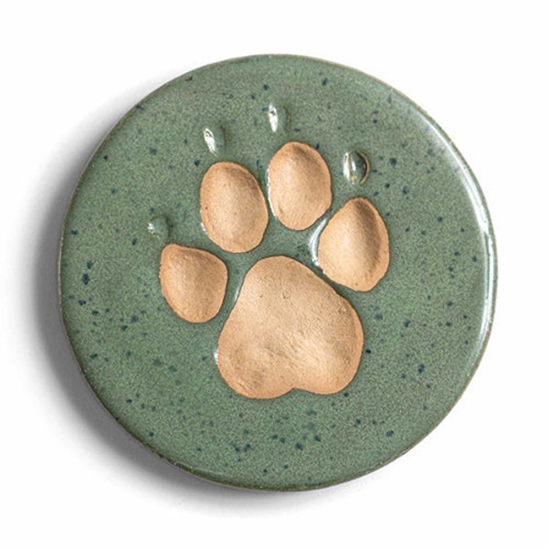 Custom Paw Print Impression Keepsake , Ceramic Pet Ornament - Etsy