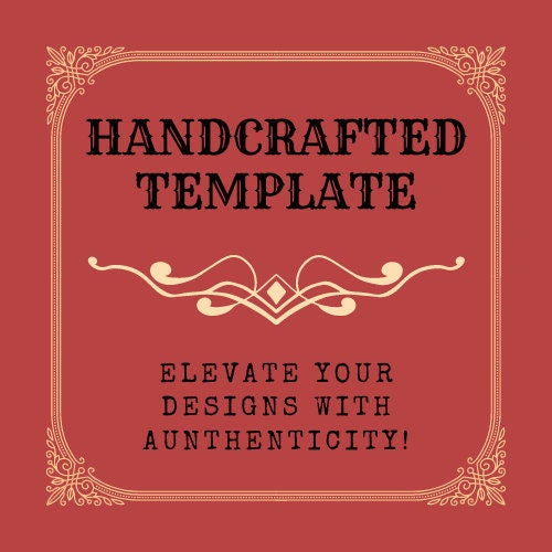HandcraftedTemplate - Etsy