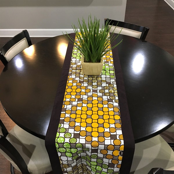 African Print Table Runner, Ankara Table Runner, Housewarming Gift ...