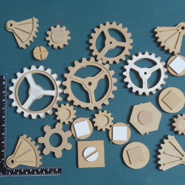 Cogs Gears Large Wood Cogs 1/2 Inch Thick, Wooden Gears, Wood Gears ...