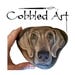 Custom Curled up Pet Portrait Rocks, Hand Painted Commissions for Dogs ...