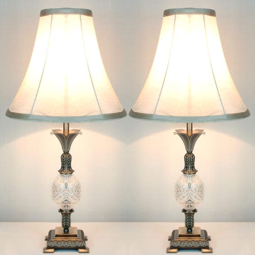 Vintage bedside table lamps store