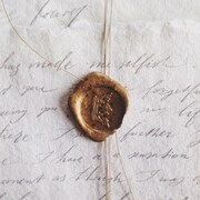 Custom calligraphy for letters cards and envelopes by InkyLetter