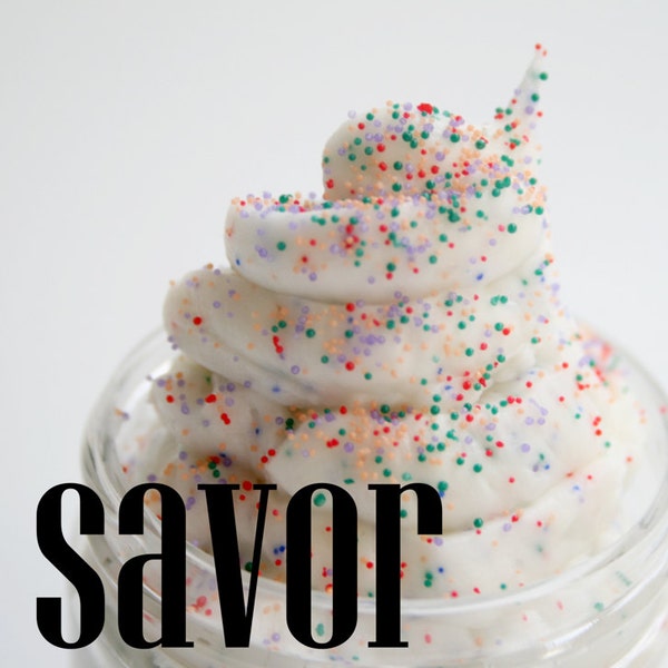 Customize It Organic Sugar Scrub Whipped Soap by Savor Creme Fraiche - Etsy