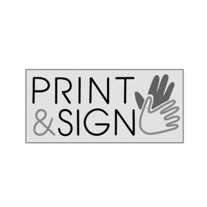 BSL Clock, Personalised British Sign Language Clock - Etsy