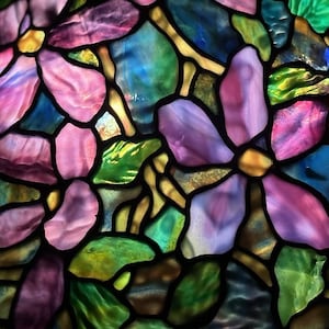 Vintage Bullseye Stained Glass Sheet, Soft Pink/lilac, 10x14 A - Etsy