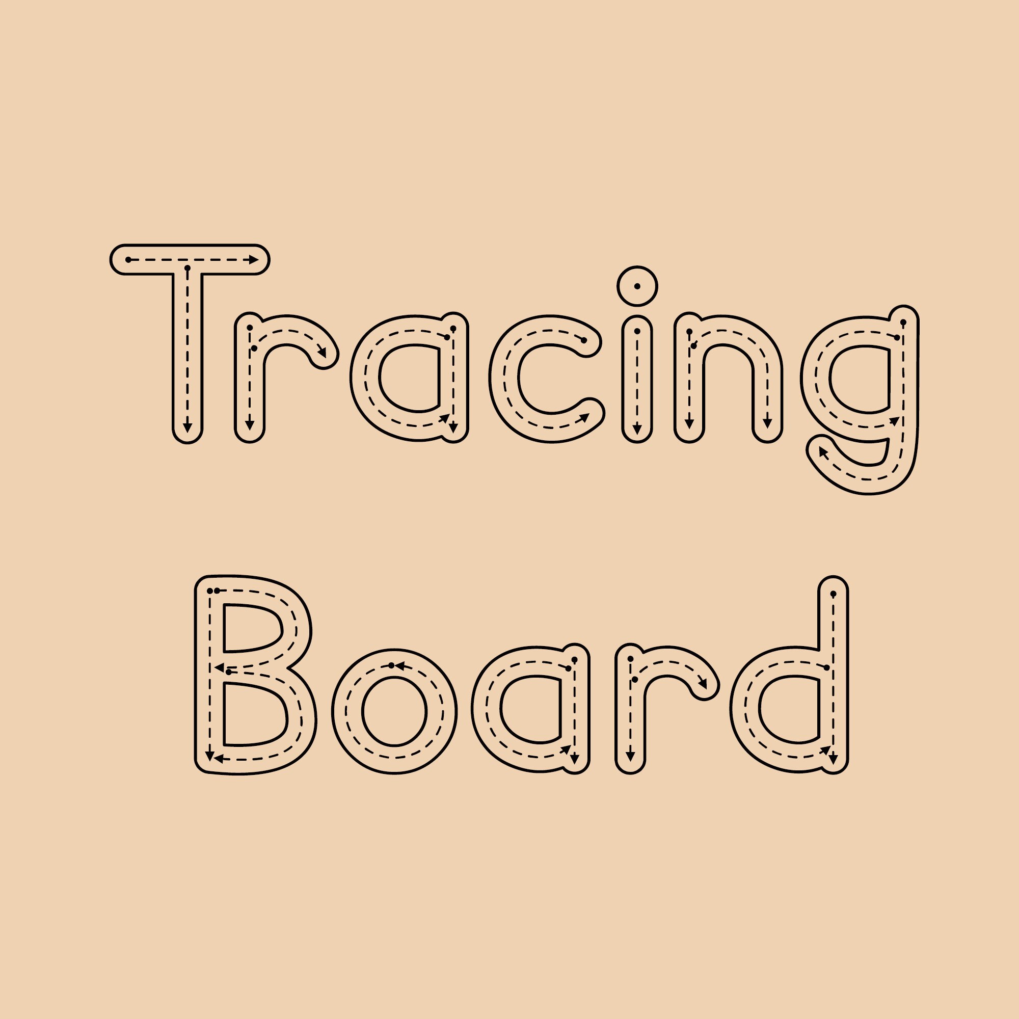 TracingBoard - Etsy