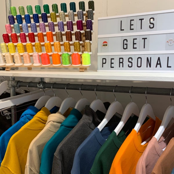 Custom Jute Bag 100% Natural, Biodegradable, Personalised Embroidered ...