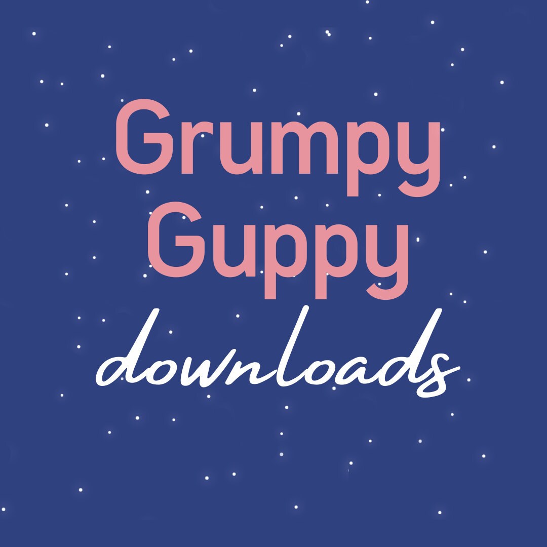 GrumpyGuppyDownloads - Etsy