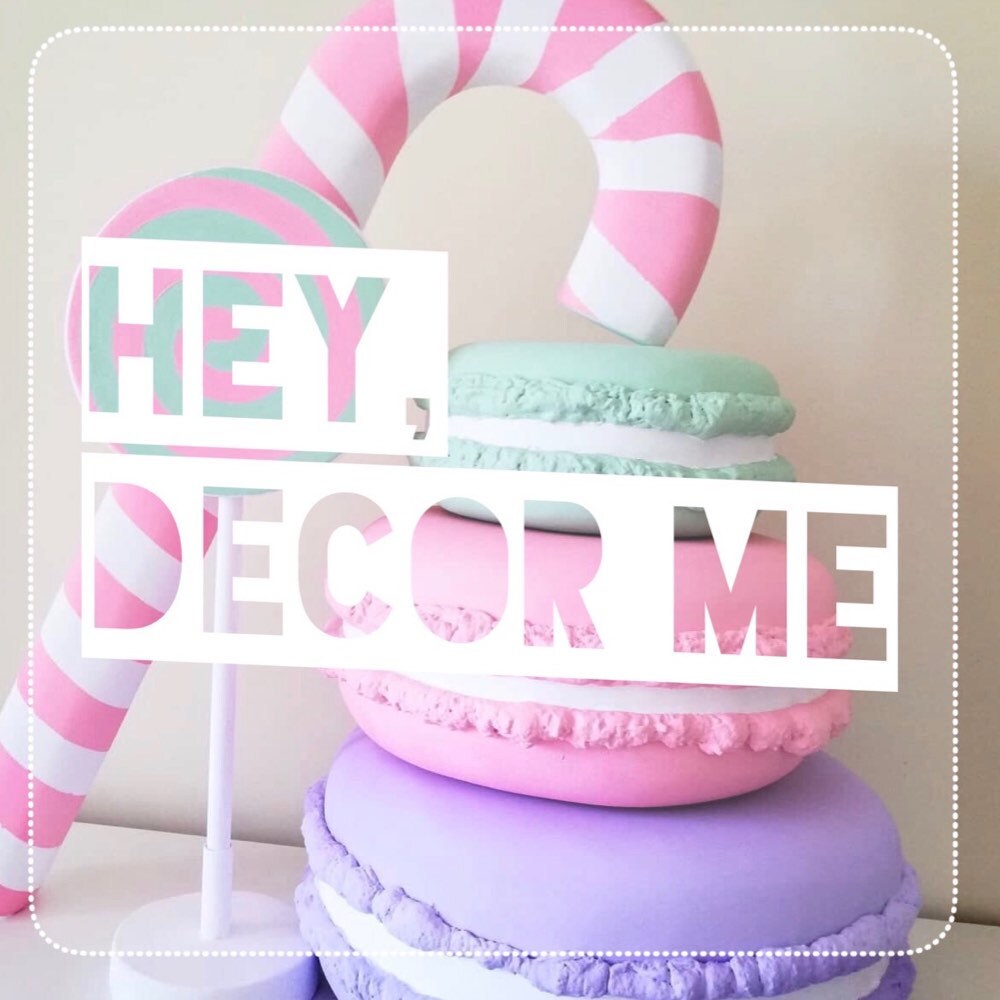 Giant sweet prop: macarons donuts ice-creams cakes by HQZholiday