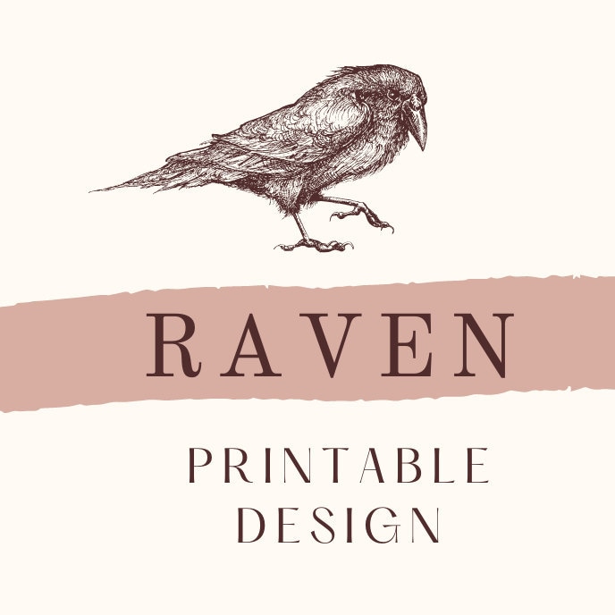 RavenPrintableDesign - Etsy