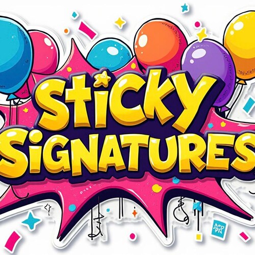 StickySignatures - Etsy