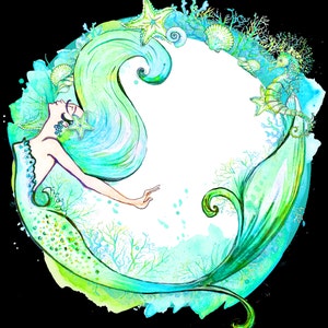 Beautiful Royal Blue and Light Blue Butterfly Mermaid Rhinestones ...