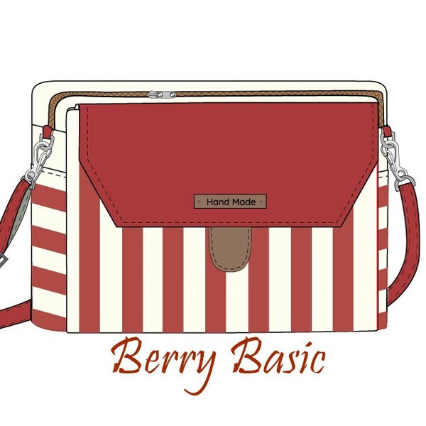 Esme Crossbody Sling Bag PDF Sewing Pattern 2 Sizes Easy Sewing Pattern ...