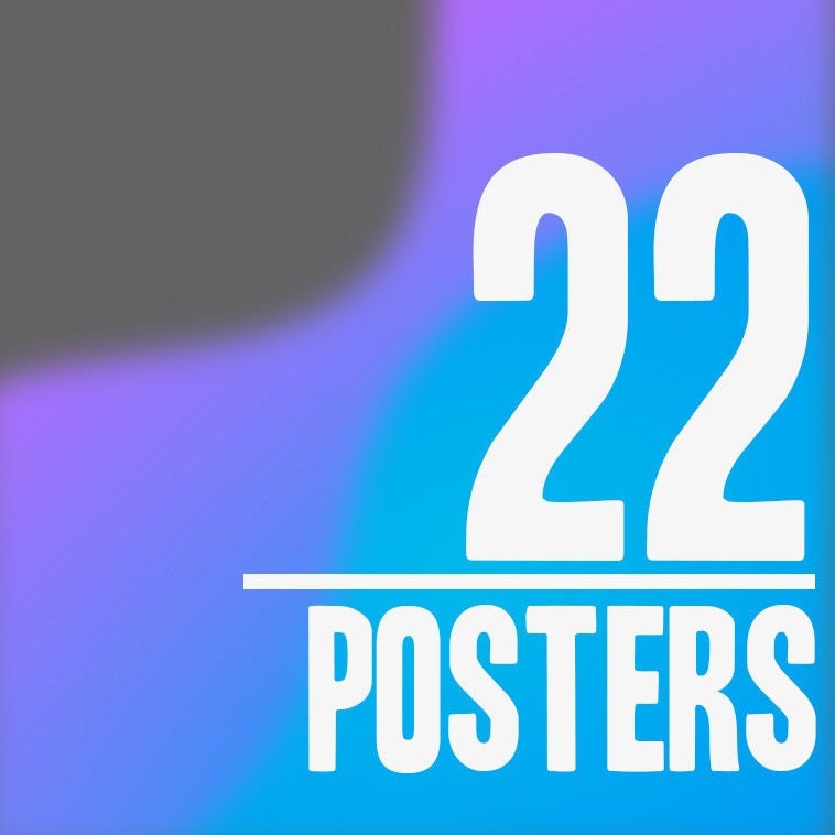 22Posters - Etsy