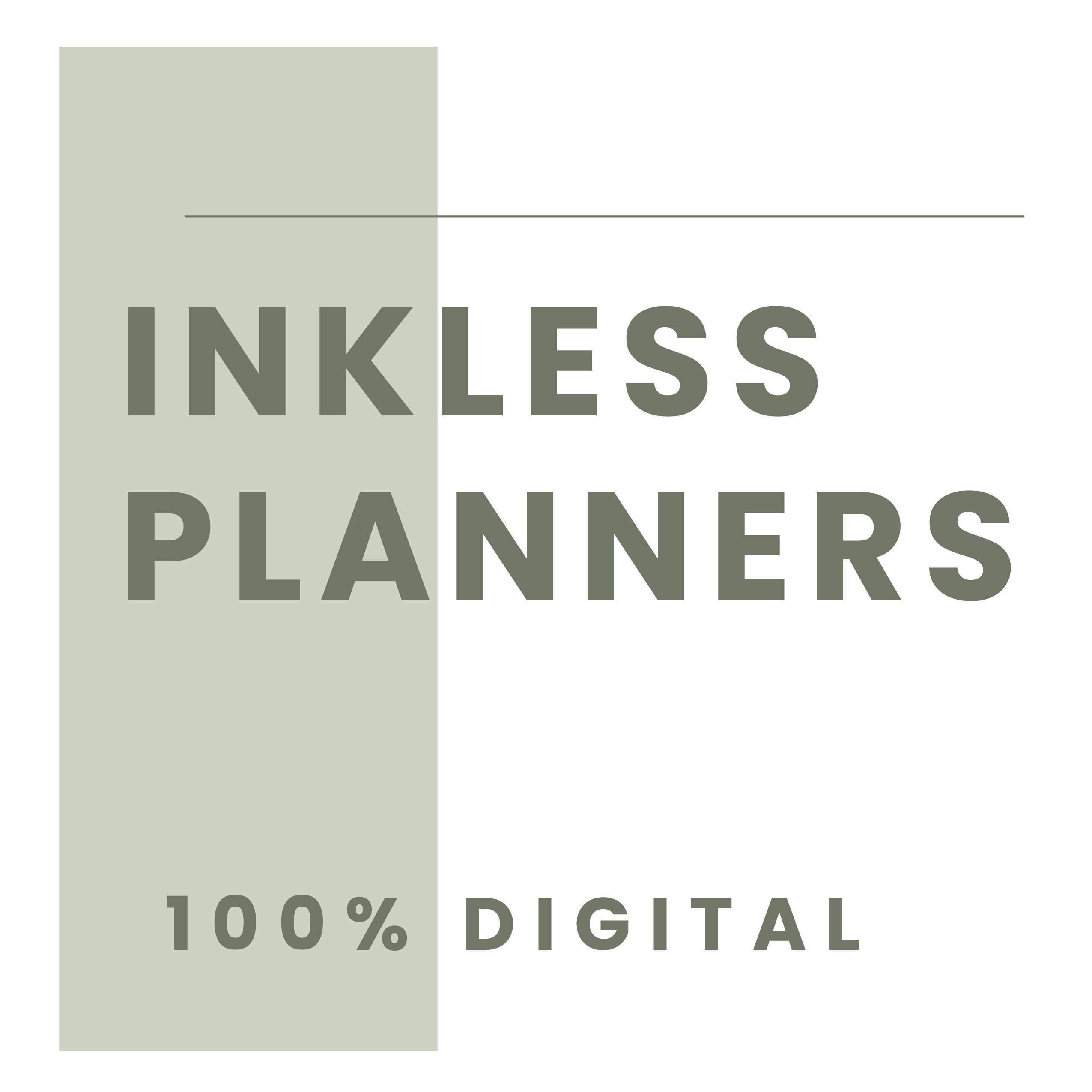 inklessplanners - Etsy