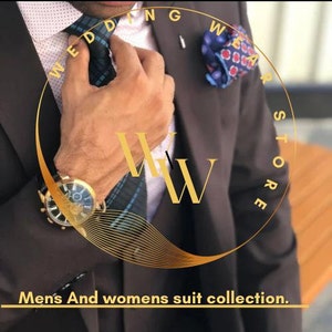 Men's, Premium Rust Brown 3 Piece Suits, Wedding Suits, Groom Wear and ...