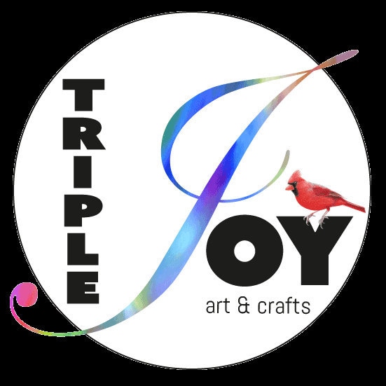Triple Joy arts and crafts by Artjimbo on Etsy