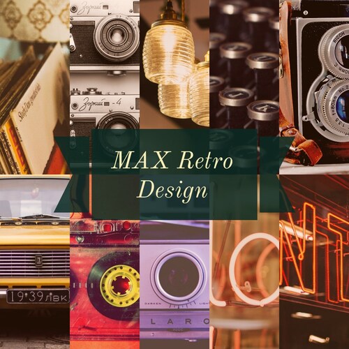 MAX Retro Design door Maxretrodesign op Etsy