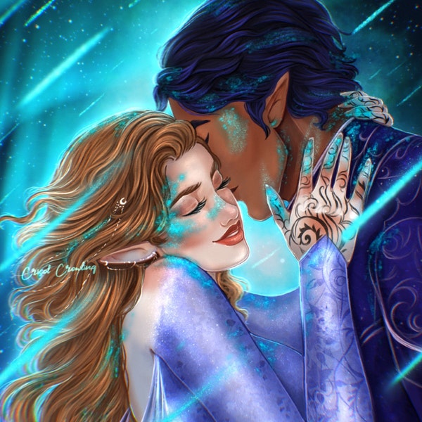 Print Feyre Rhysand and Nyx Officially Licensed - Etsy