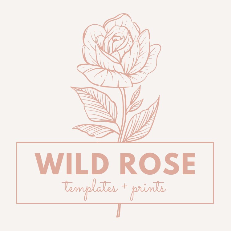wildrosetemplates | Etsy