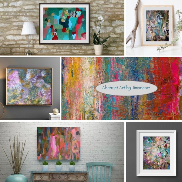 Abstract Painting Original Modern Wall Art Unique Contemporary Design ...