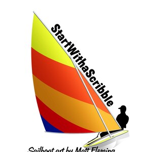 Vinyl Opti Sailboat Decal Sticker - Etsy