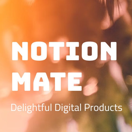 NotionMate - Etsy