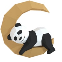 Modelo de papercraft de troféu de parede de cabeça de veado, Origami ...